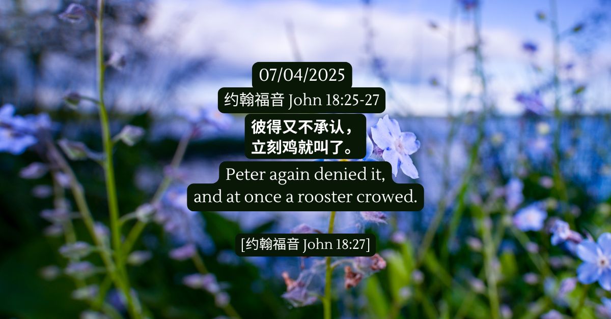 John 18:25-27 - FMC
